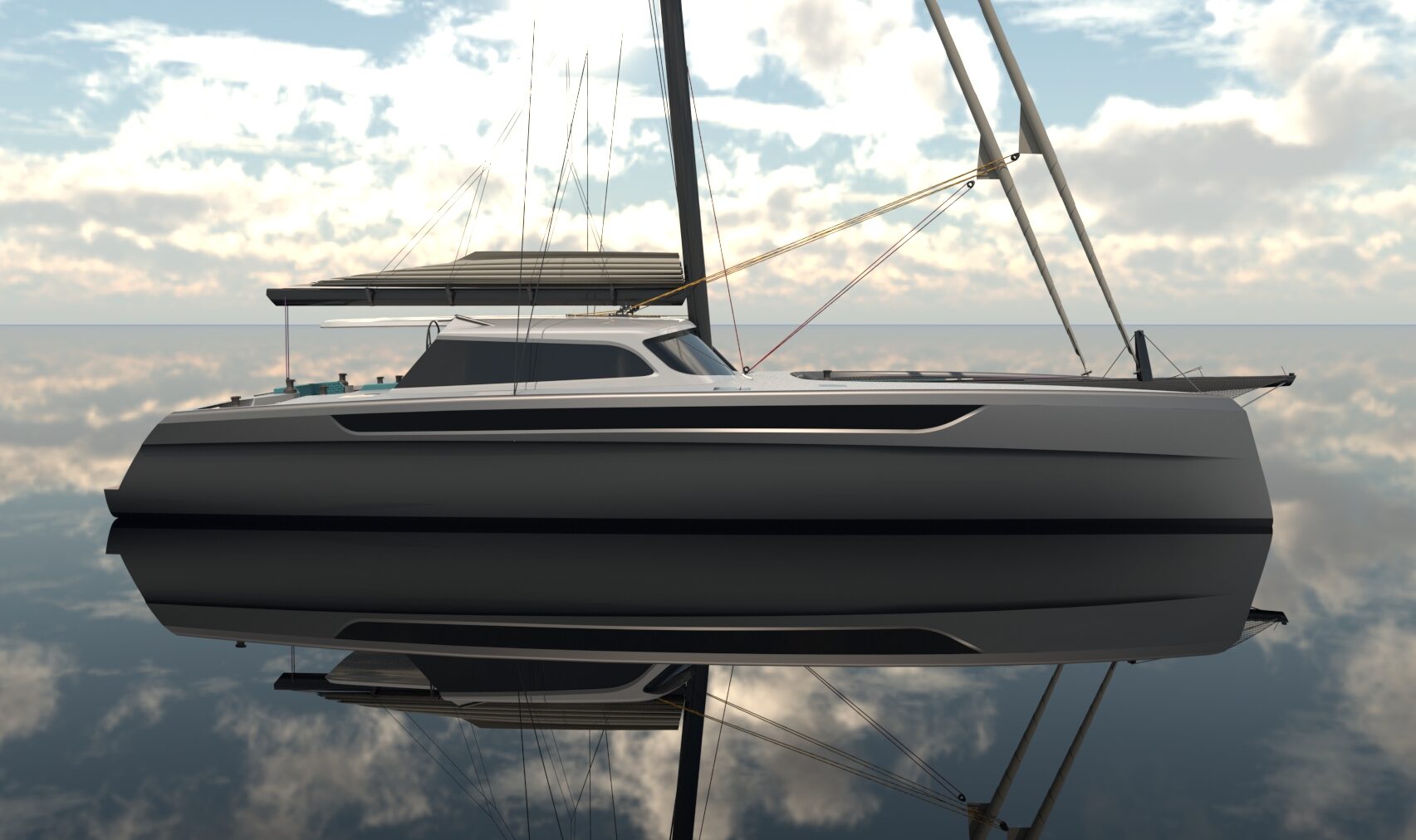 60' Sailing Catamaran - Thorne Design Ltd